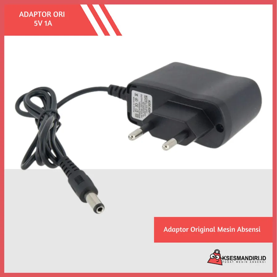 Adaptor Absensi 5v 1a Untuk Mesin Absensi Fingerprint-Akses Mandiri ...